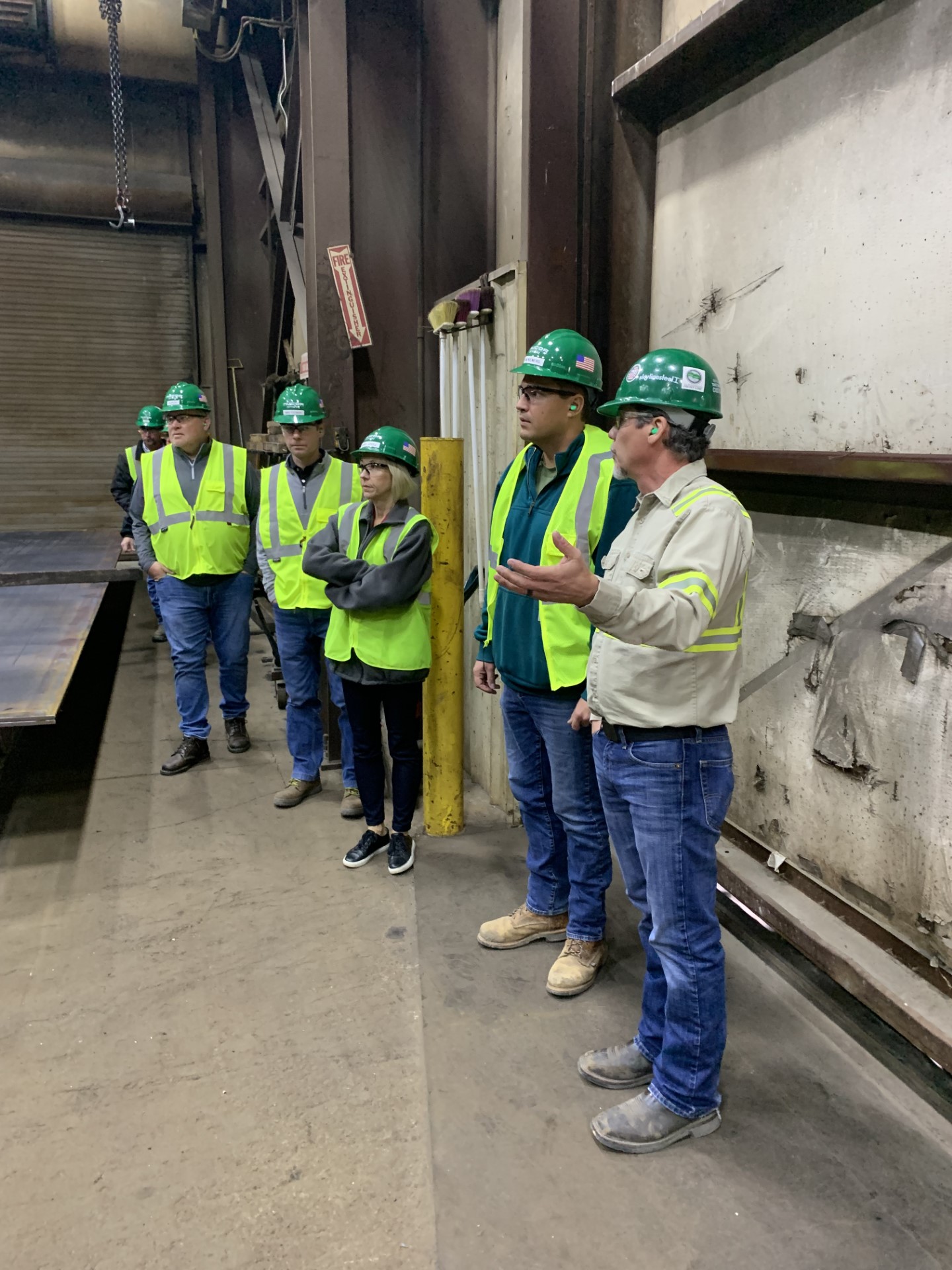 Rep. Niemerg Gets First-Hand Look at NUCOR Skyline Steel Plant in ...